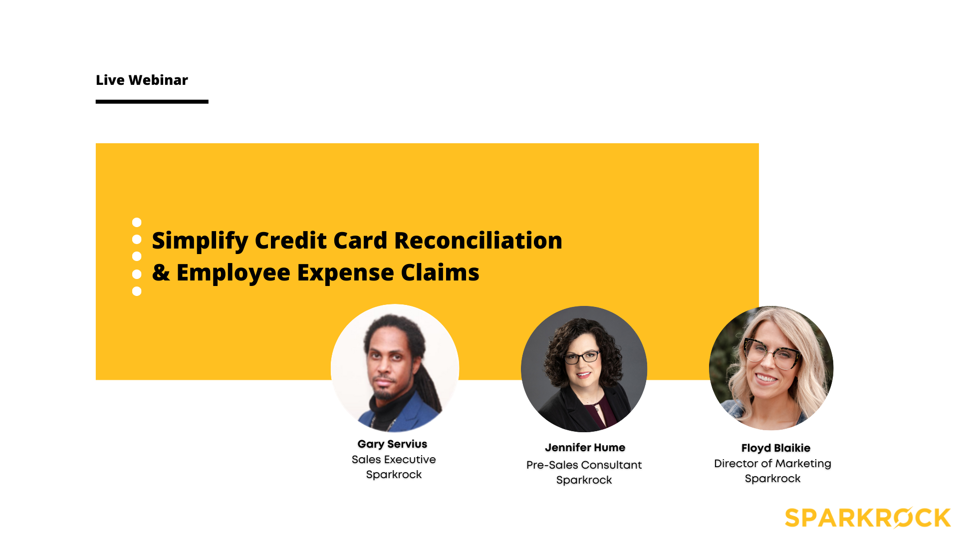 Simplify Credit Card Reconciliation and Expense Claims - Sparkrock
